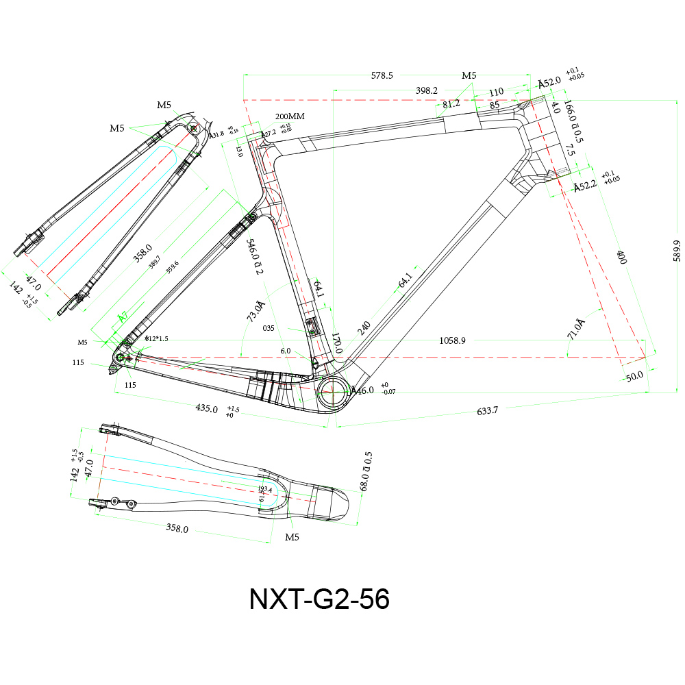 Gravel Carbon Gravel Bike Frameset Gravel Carbon Gravel Bike Frameset